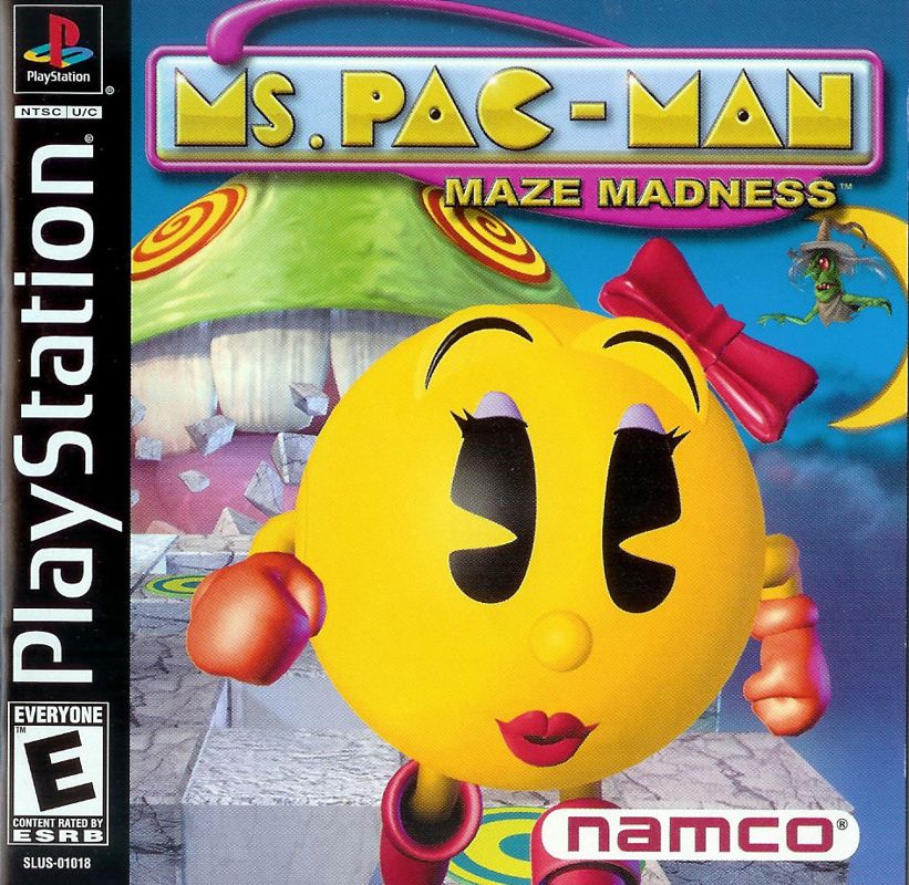 Ms. Pac-Man Maze Madness (Europe) (En,Fr,De,Es,It) [PS1] ROM Download ...